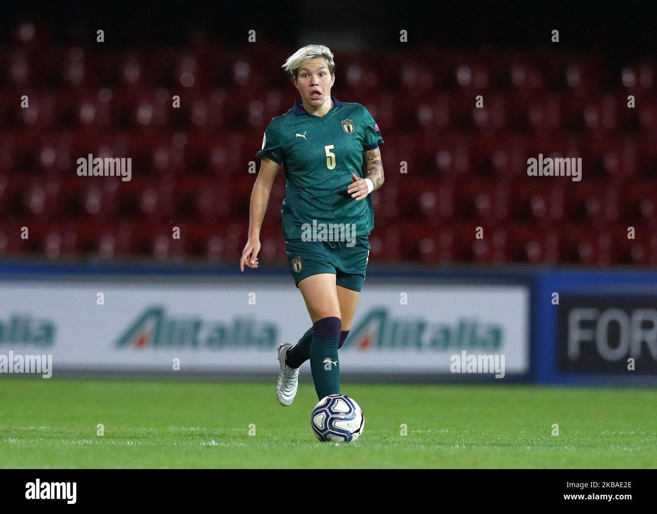 Elena Linari of Italy during the UEFA Euro 2021 Womens Championship ...