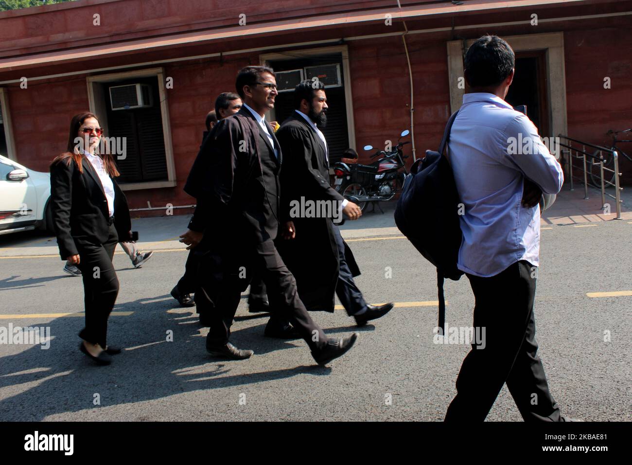 Hindu Mahasabha lawyer Vishnu Shankar Jain comes out of the court ...