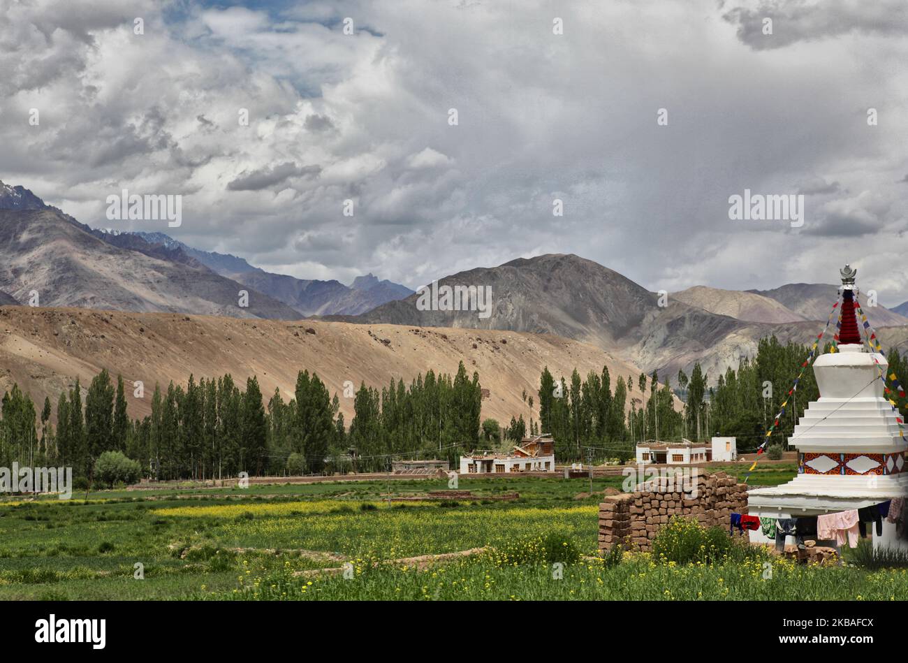 Basgo village ladakh stupa hi-res stock photography and images - Alamy