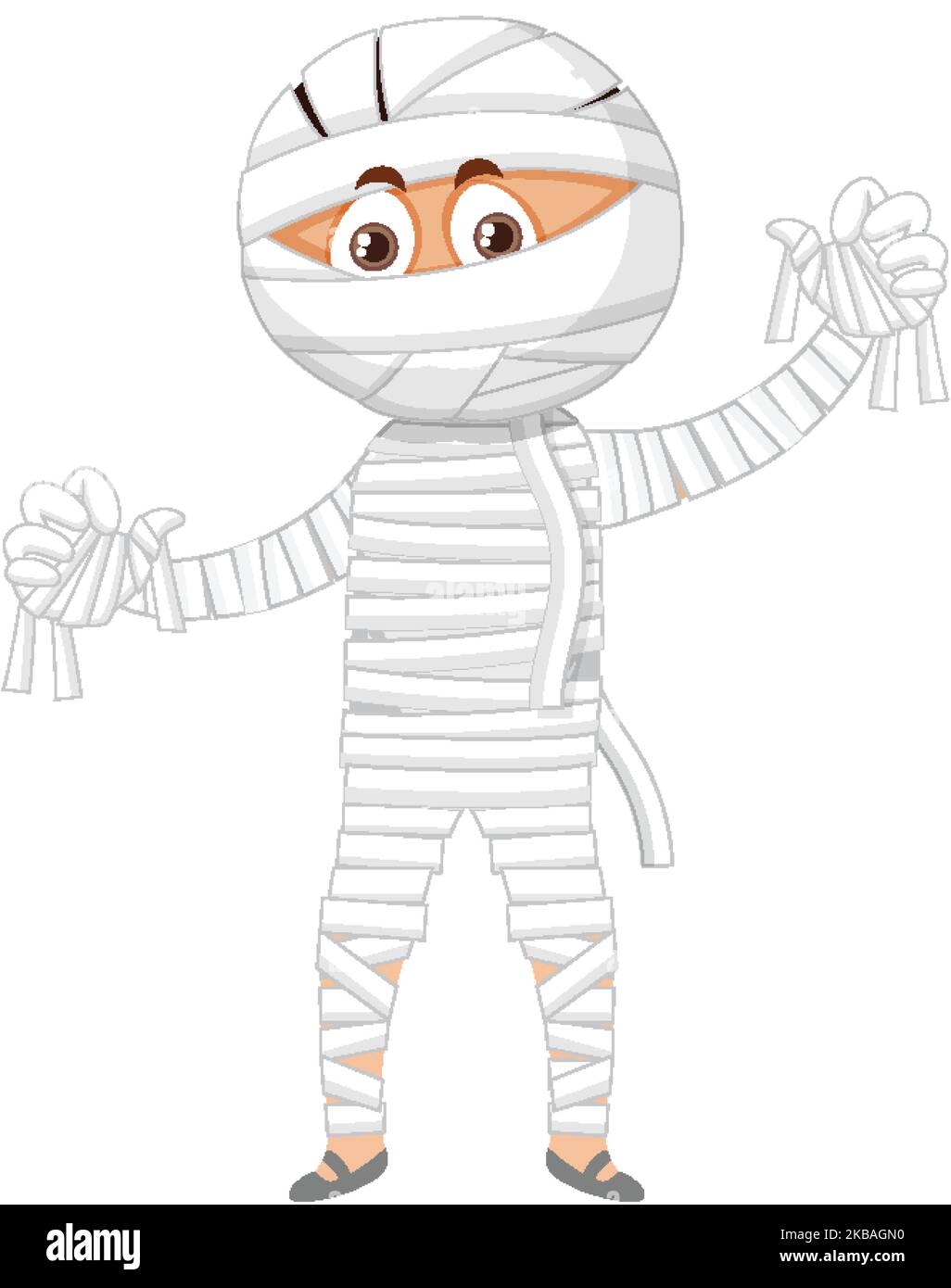 Mummy kid cartoon character illustration Stock Vector Image & Art - Alamy