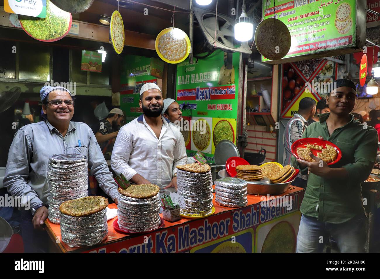 Shahi Sheermal, a special bread for sale outside Jama Masjid in Old ...