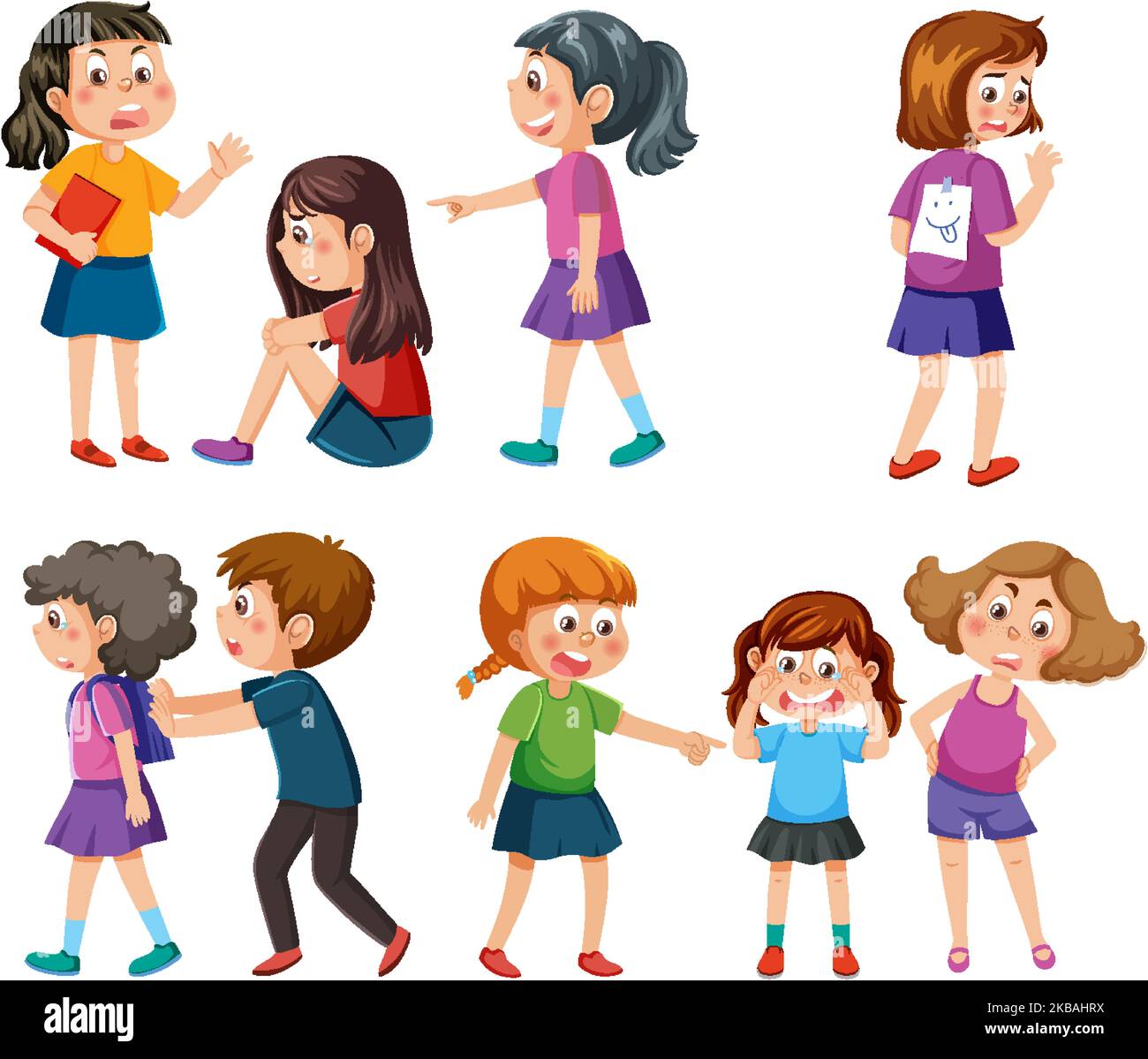 Abuse classmate Stock Vector Images - Alamy