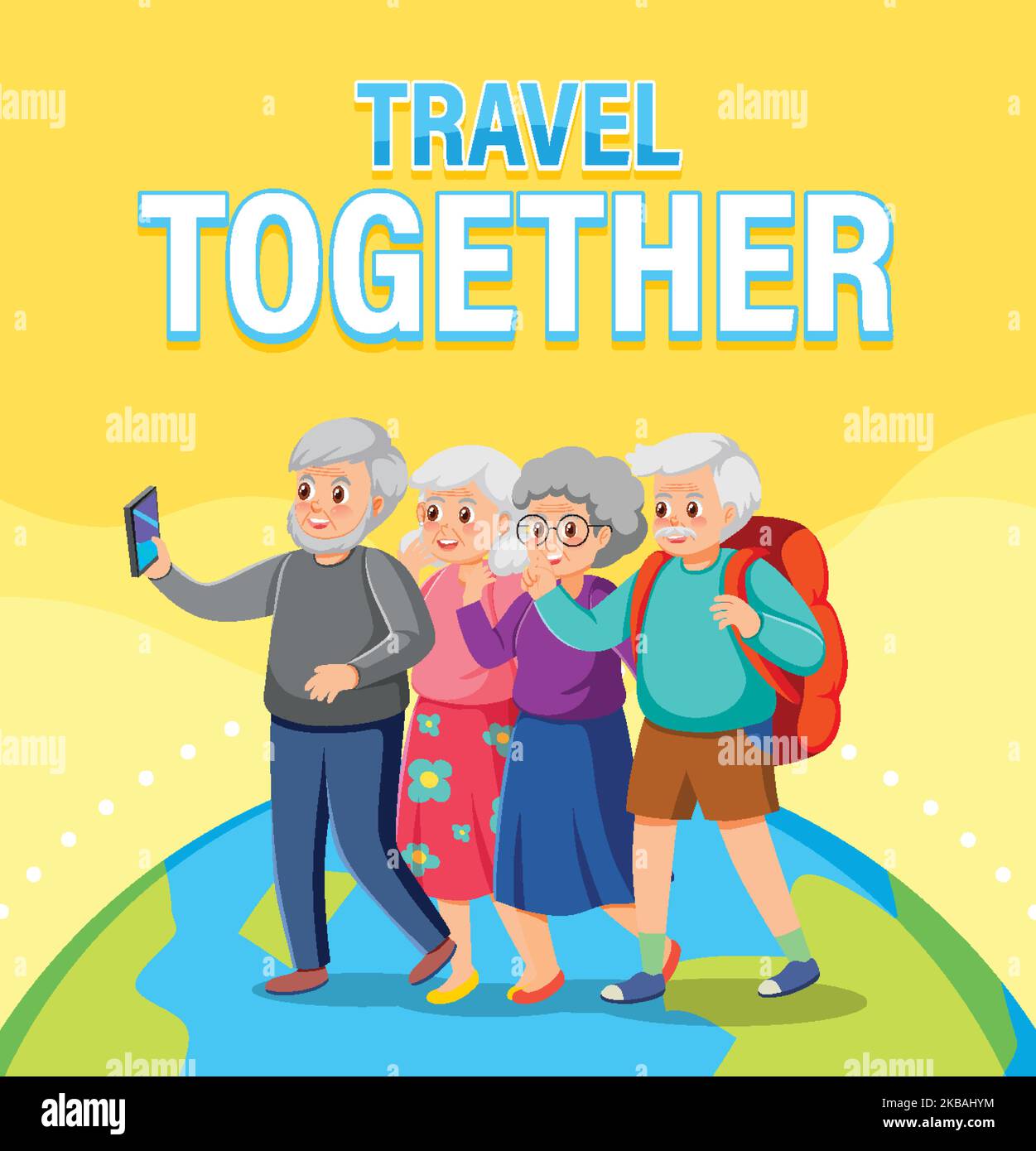 Travel Together Banner Design illustration Stock Vector Image & Art - Alamy