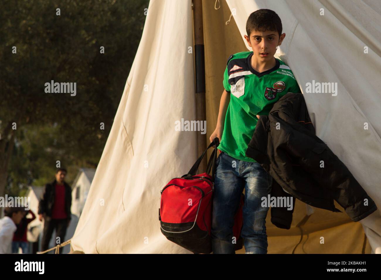 Mytilini strait hi-res stock photography and images - Alamy