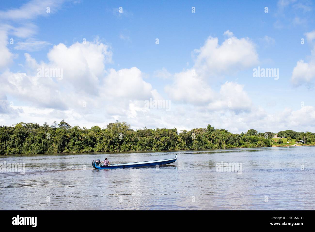Pirogue canoe river french hi-res stock photography and images - Alamy