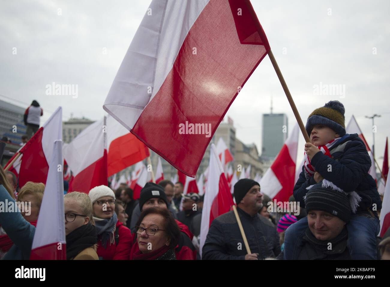 People take part in the annual Poland's independence day march in ...