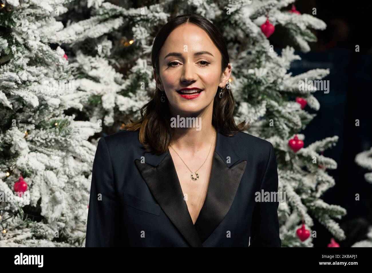 Lydia Leonard attends the UK film premiere of 'Last Christmas' at the ...