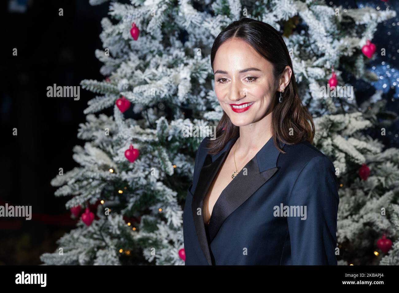 Lydia Leonard attends the UK film premiere of 'Last Christmas' at the ...