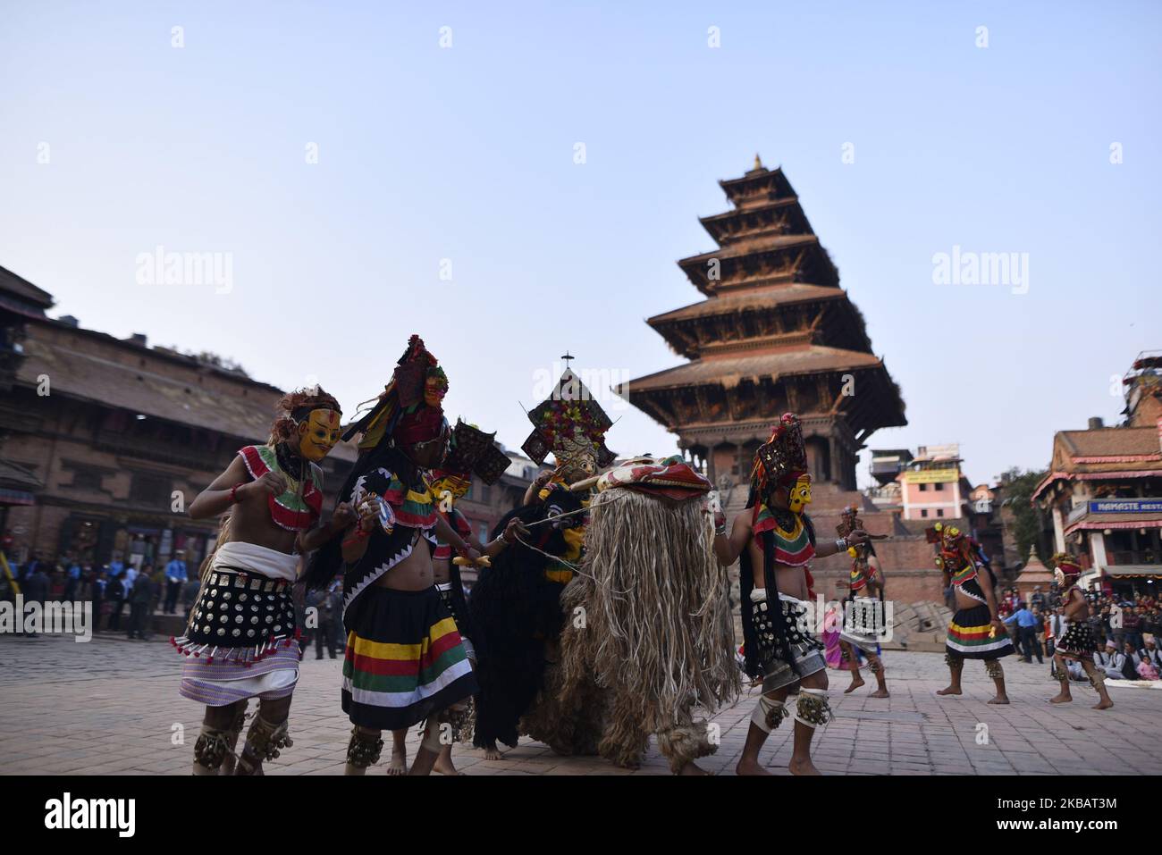 Nepalese devotees performing Devi Dance towards Bangladesh's President ...