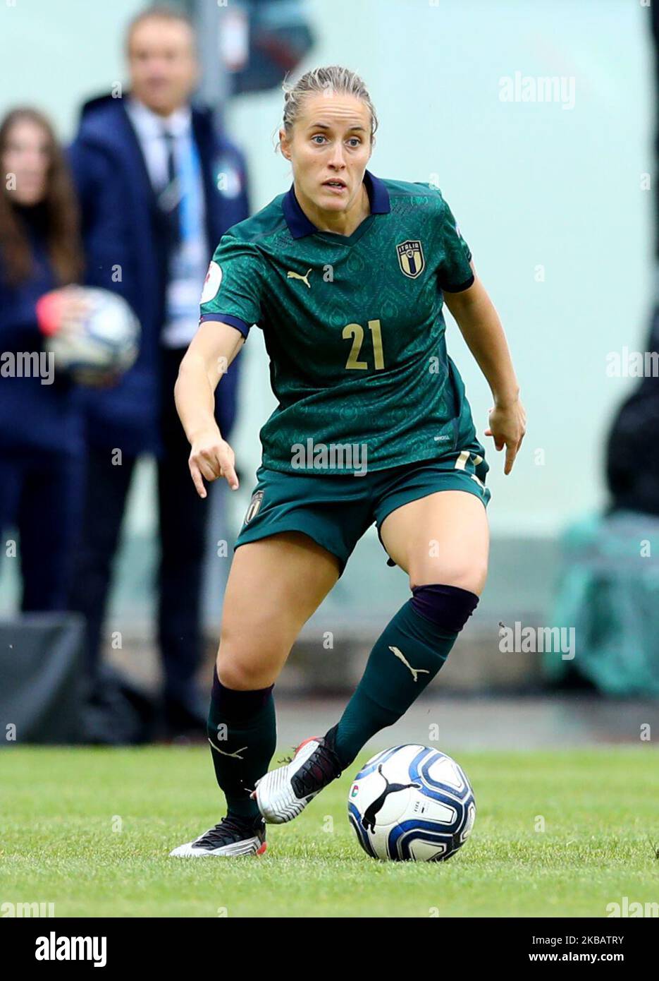 Valentina Cernoia of Italy during the UEFA Euro 2021 Womens ...