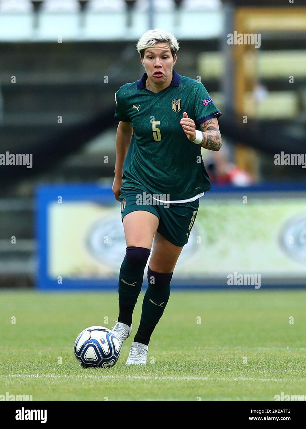 Elena Linari of Italy during the UEFA Euro 2021 Womens Championship ...