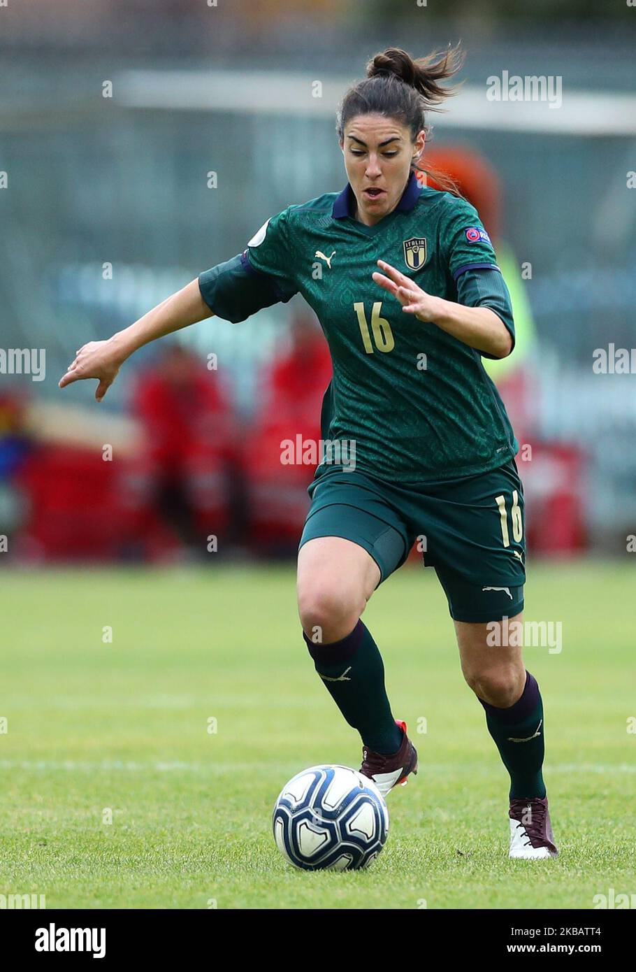 Laura Fusetti of Italy during the UEFA Euro 2021 Womens Championship ...