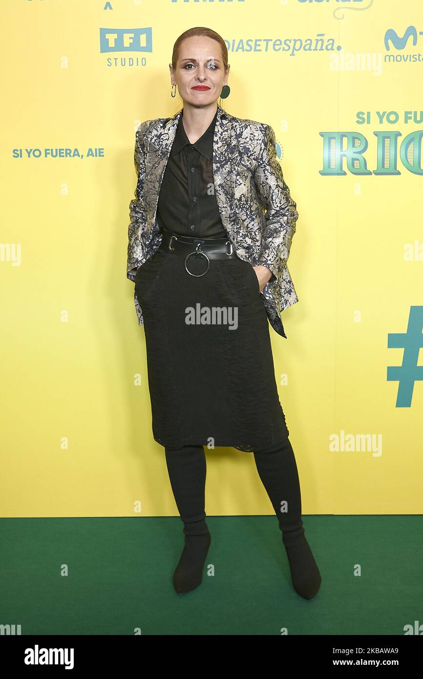 Anna Locking attends the 'Si yo fuera rico' premiere at 'Capitol cinema ...