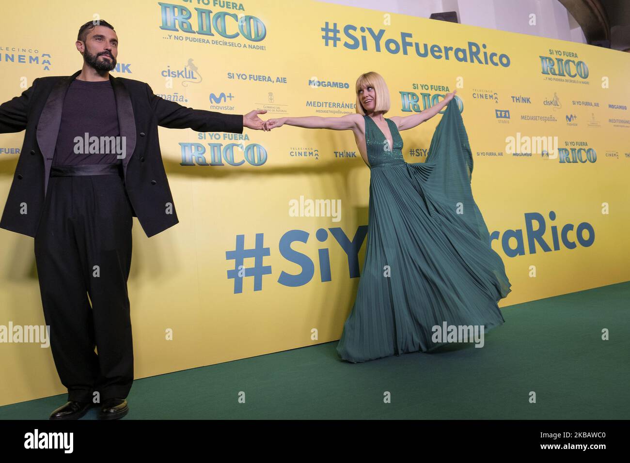 Alexandra Jiménez attends the premiere of the movie Si Yo Fuera Rico ...
