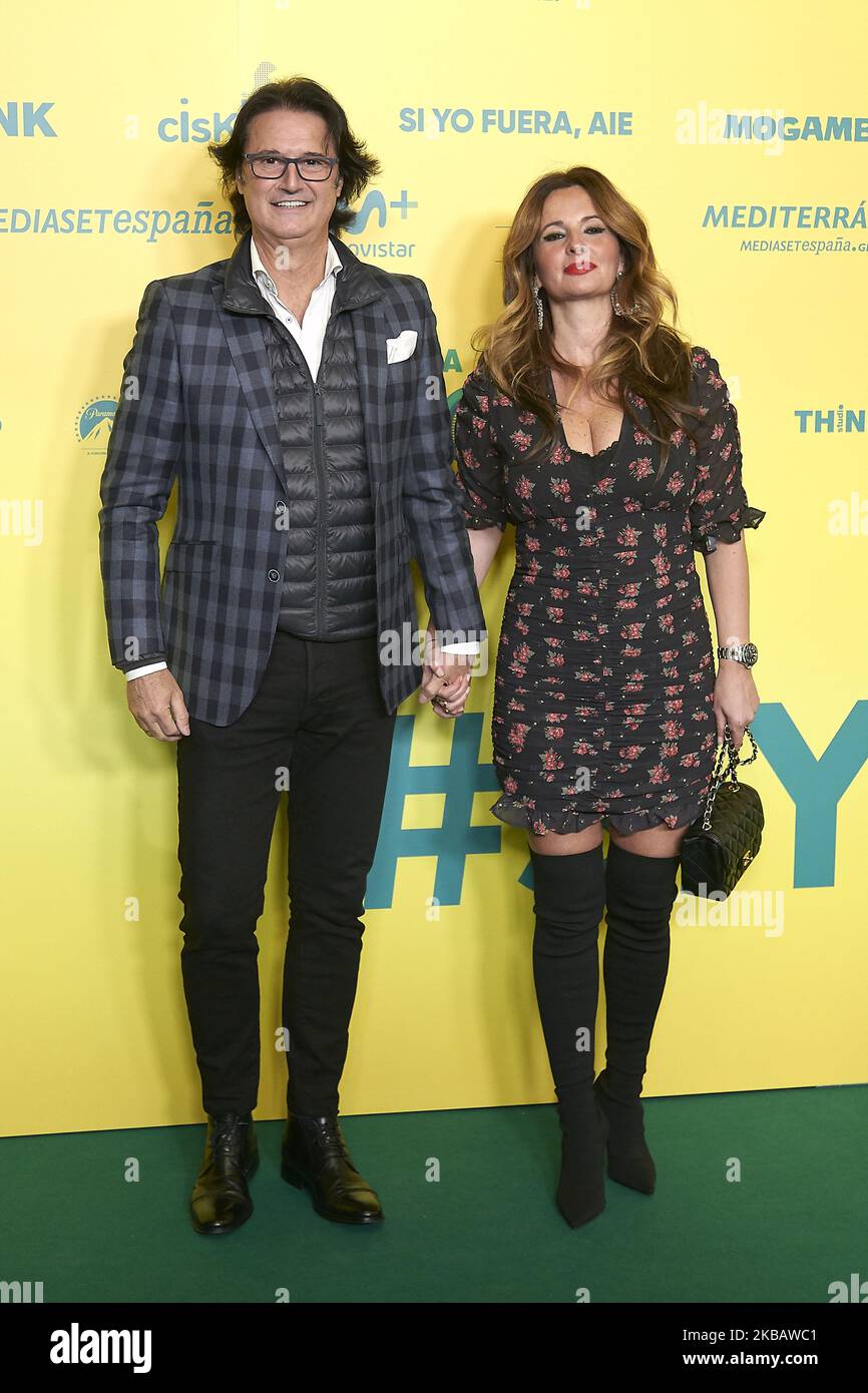 Poty Castillo, Isabel Navarro attends the 'Si yo fuera rico' premiere ...