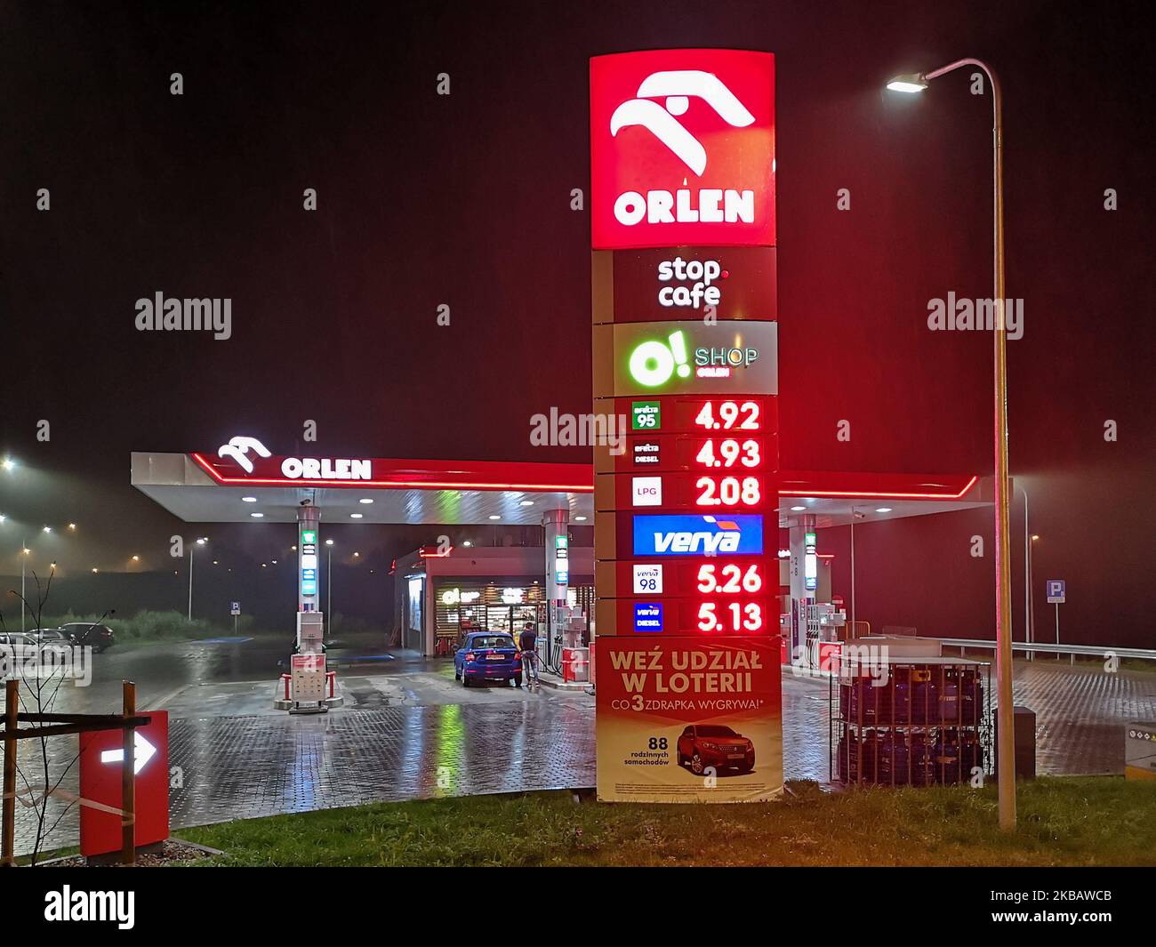 Orlen gas station hi-res stock photography and images - Alamy