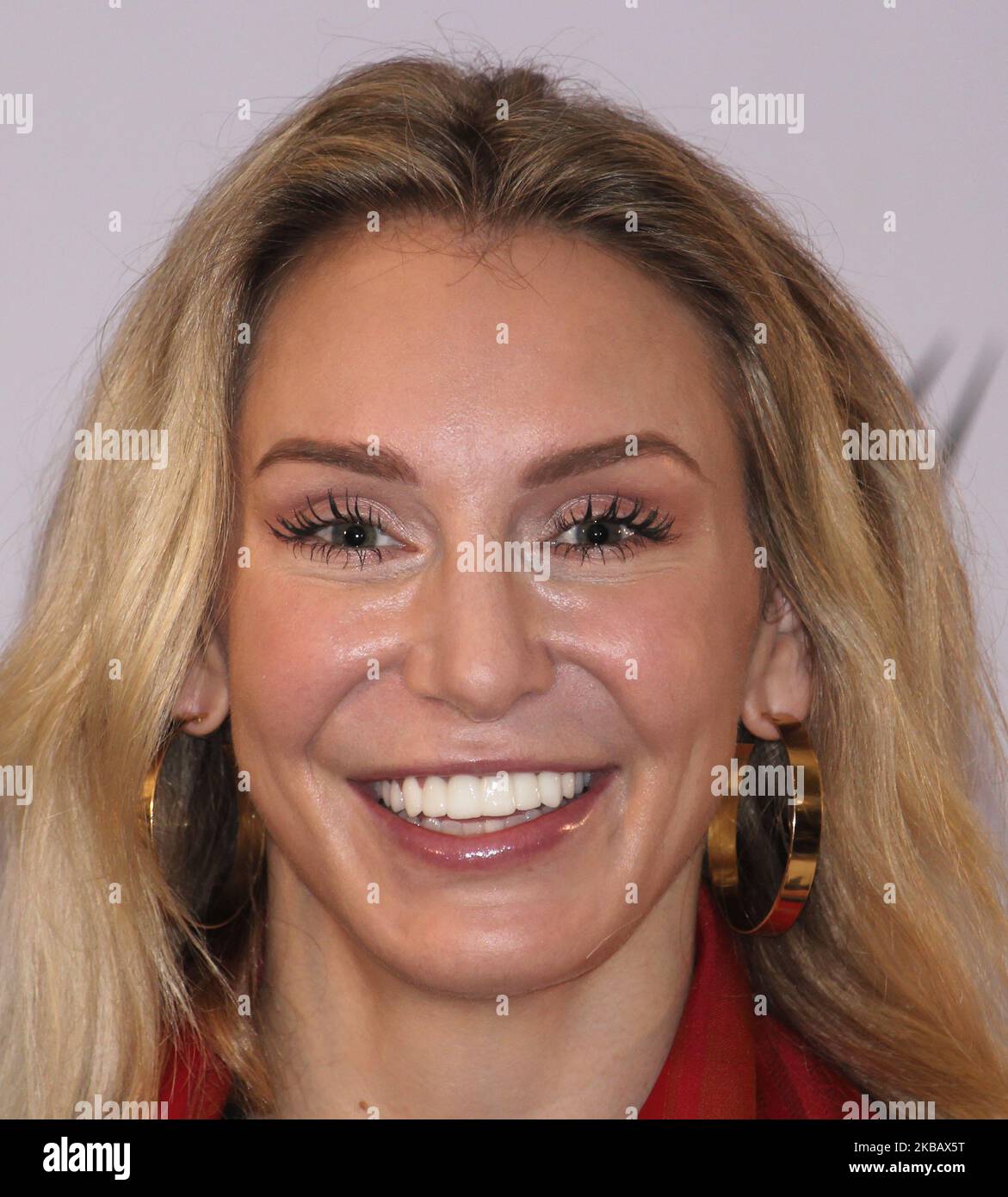 Wwe superstar charlotte flair smiles hi-res stock photography and ...