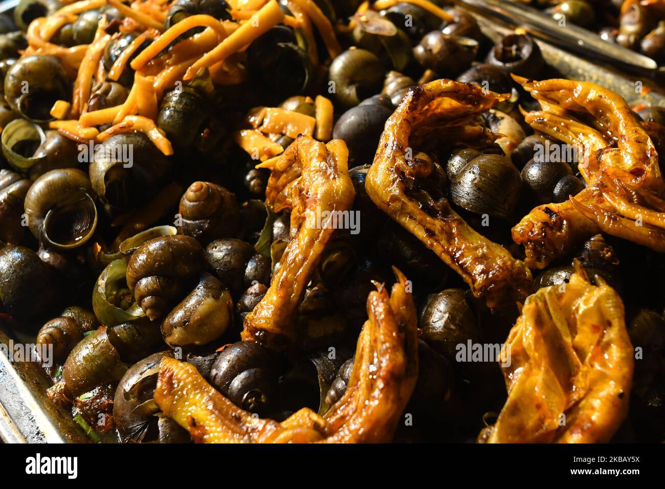Snail chicken feet hi-res stock photography and images - Alamy