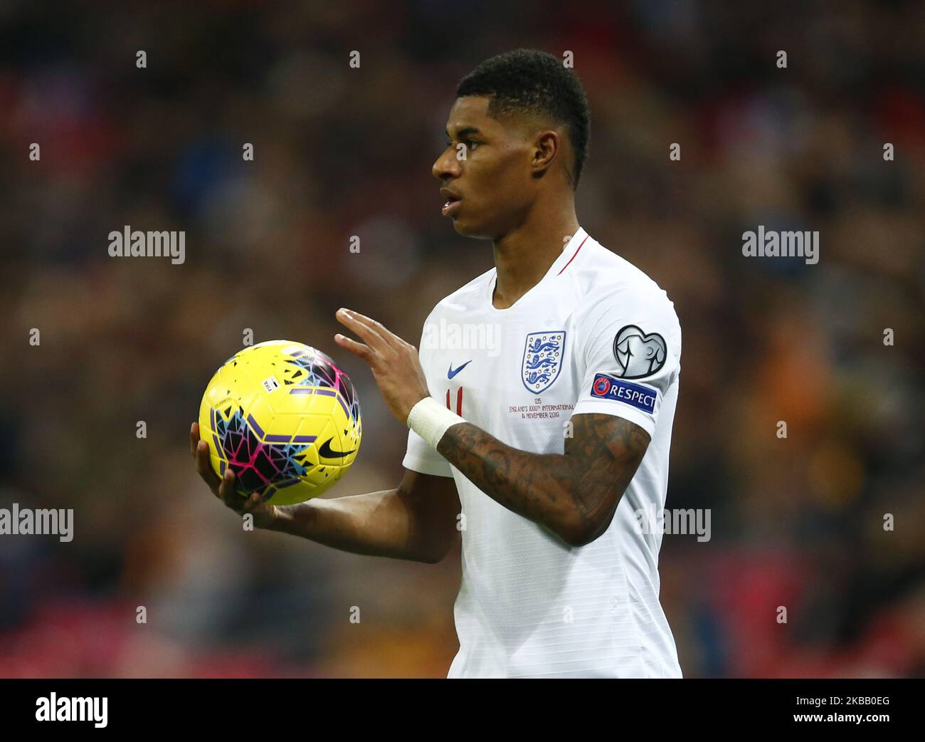 Marcus Rashford of England during UEFA Euro 2020 Qualifier between ...