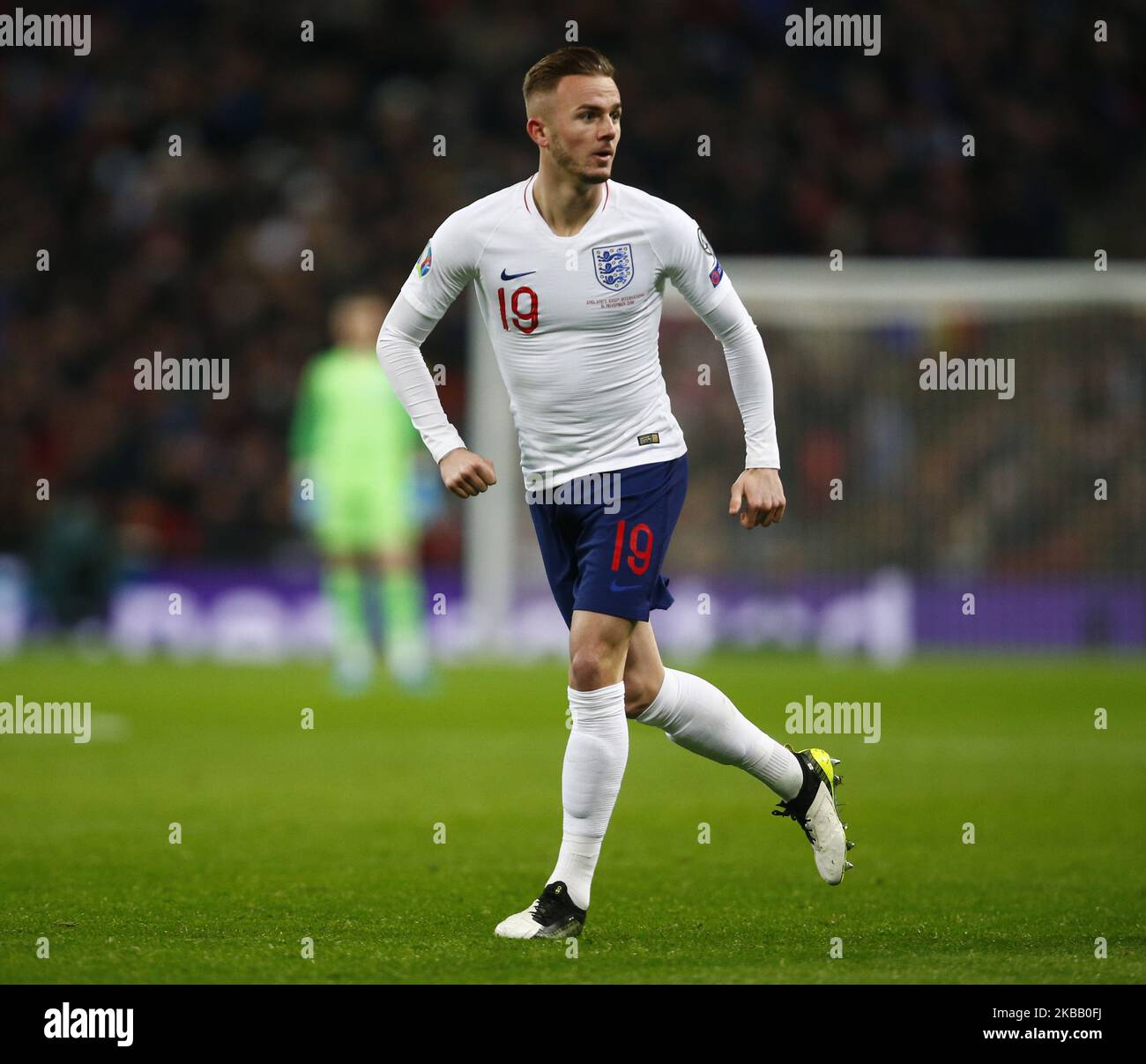 James Maddison of England during UEFA Euro 2020 Qualifier between ...