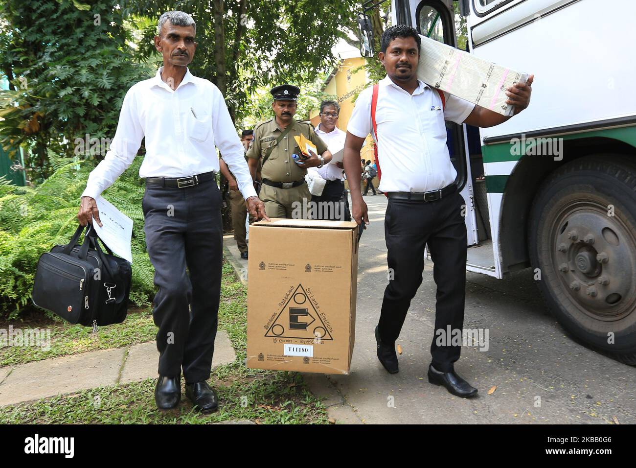 Main election material distribution centers hi-res stock photography ...