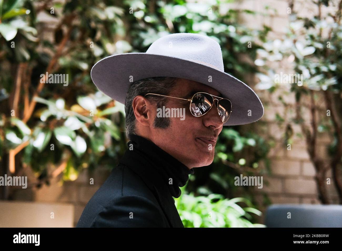 Singer Pitingo poses during the portrait session in Madrid. November 15 ...