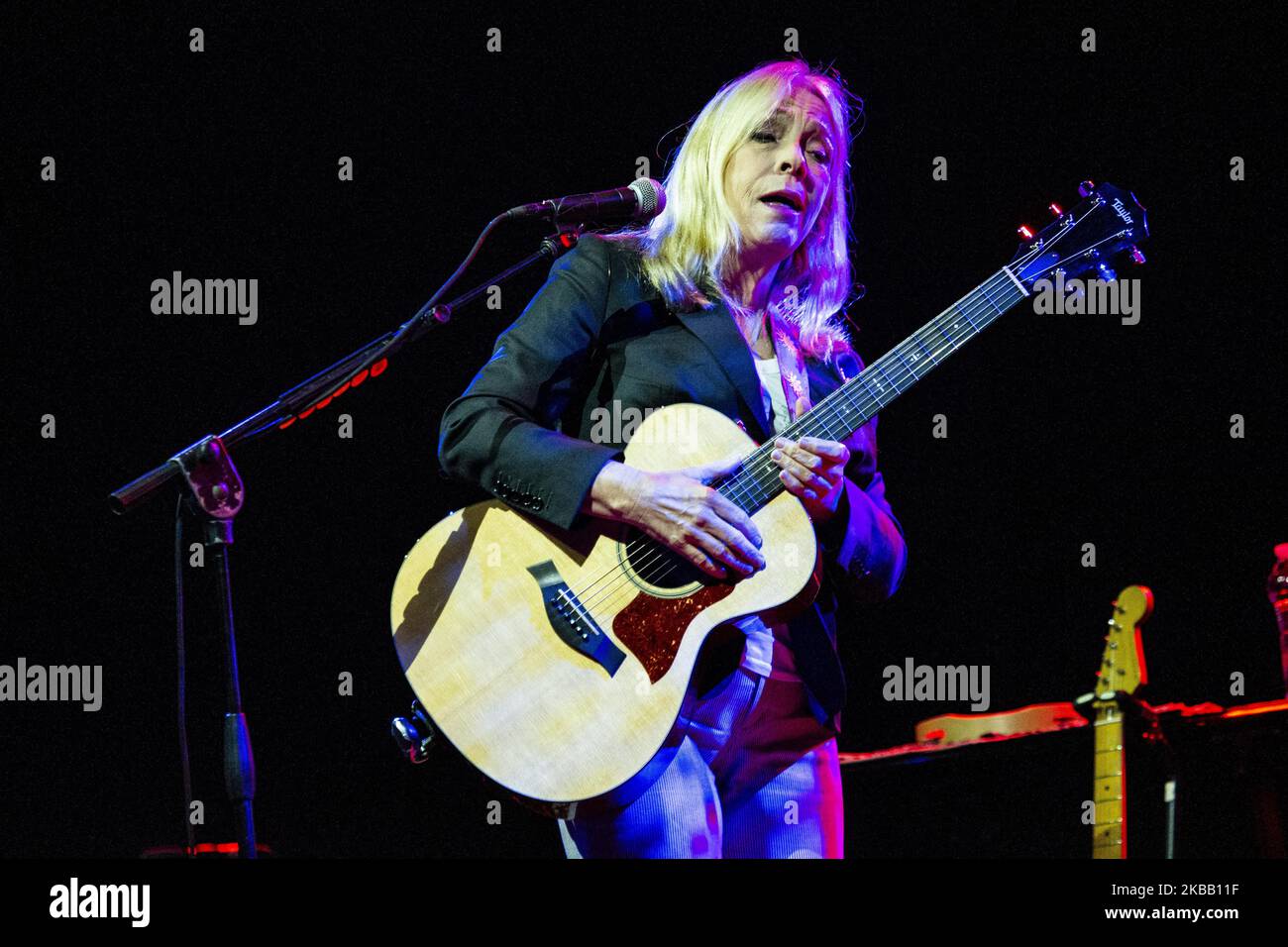 The american singer and songwriter Rickie Lee Jones performs live at ...