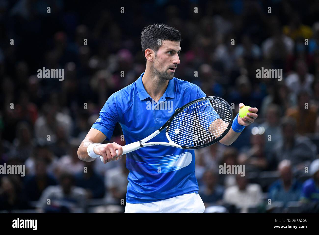 Paris, France. November 3, 2022, Novak Djokovic of Serbia during the ...