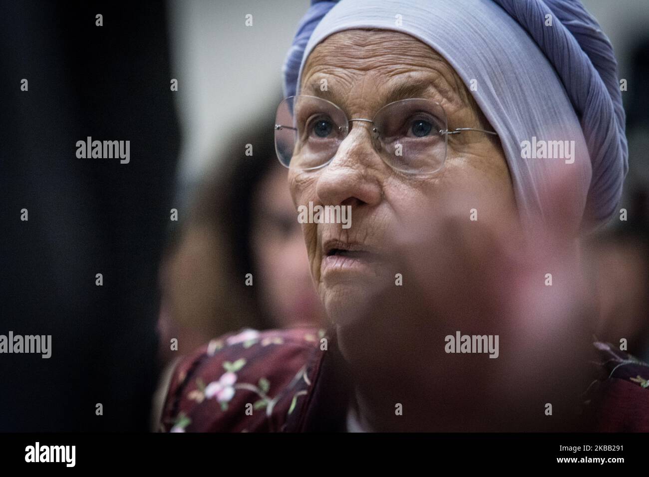 Emma Bonino attends the National Assembly +Europe Party on November 16 ...