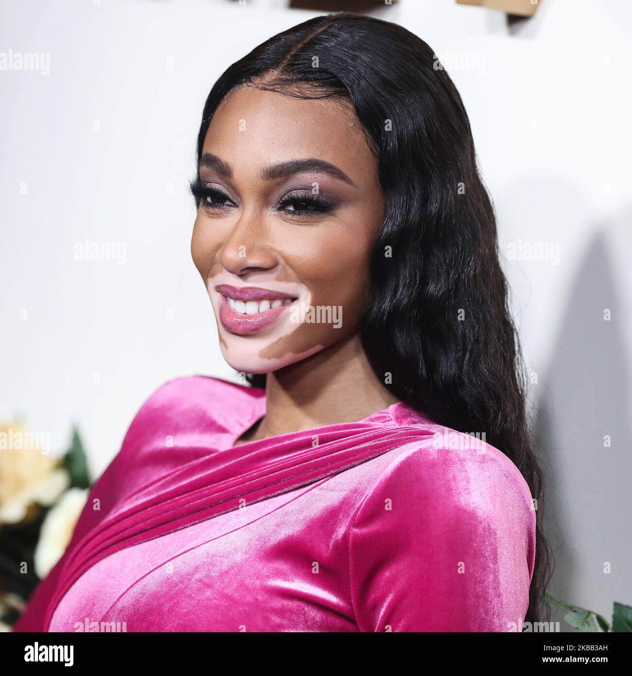 HOLLYWOOD, LOS ANGELES, CALIFORNIA, USA - NOVEMBER 15: Model Winnie ...