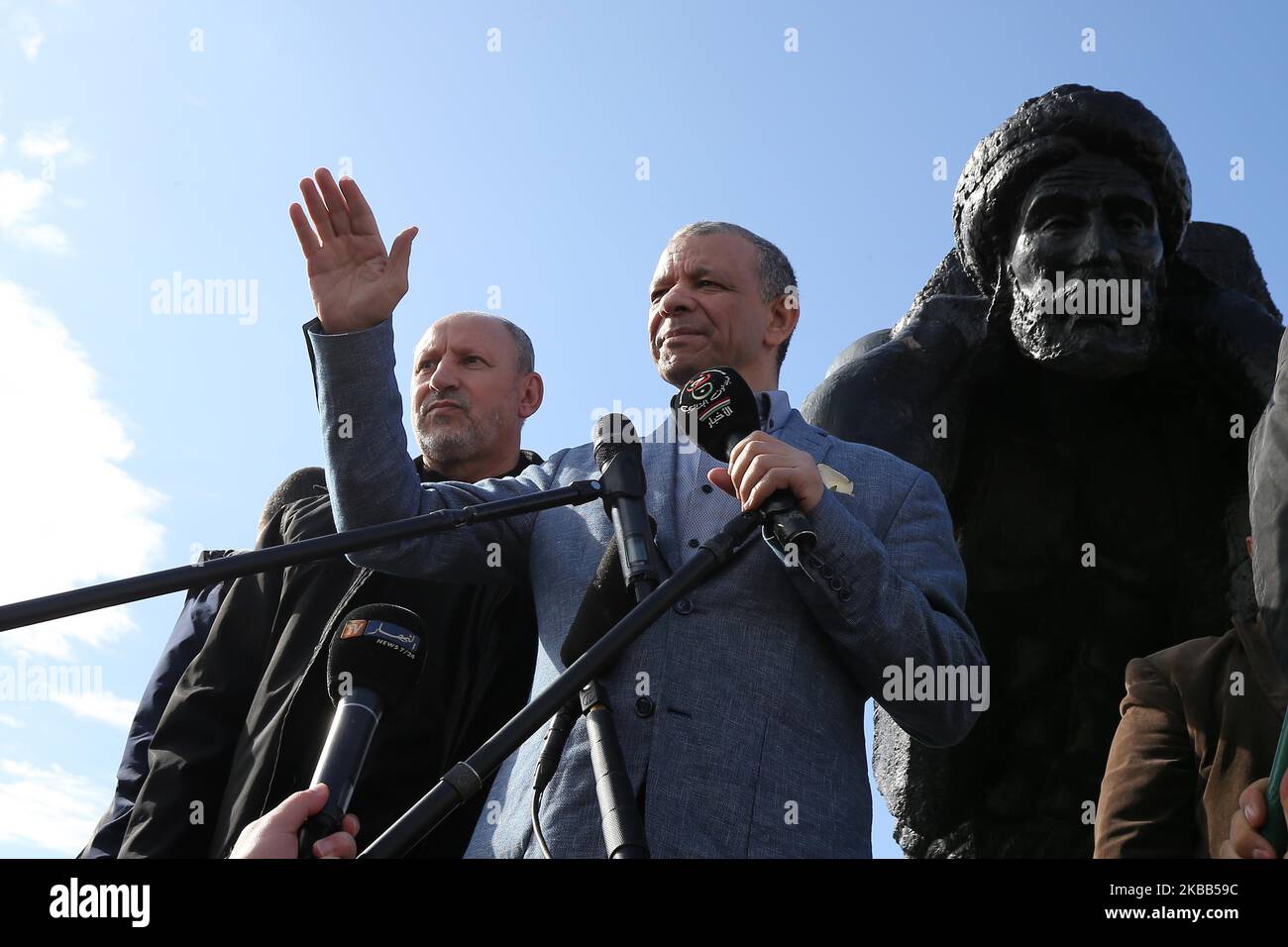 Algerian presidential candidate azzedine mihoubi hi-res stock ...