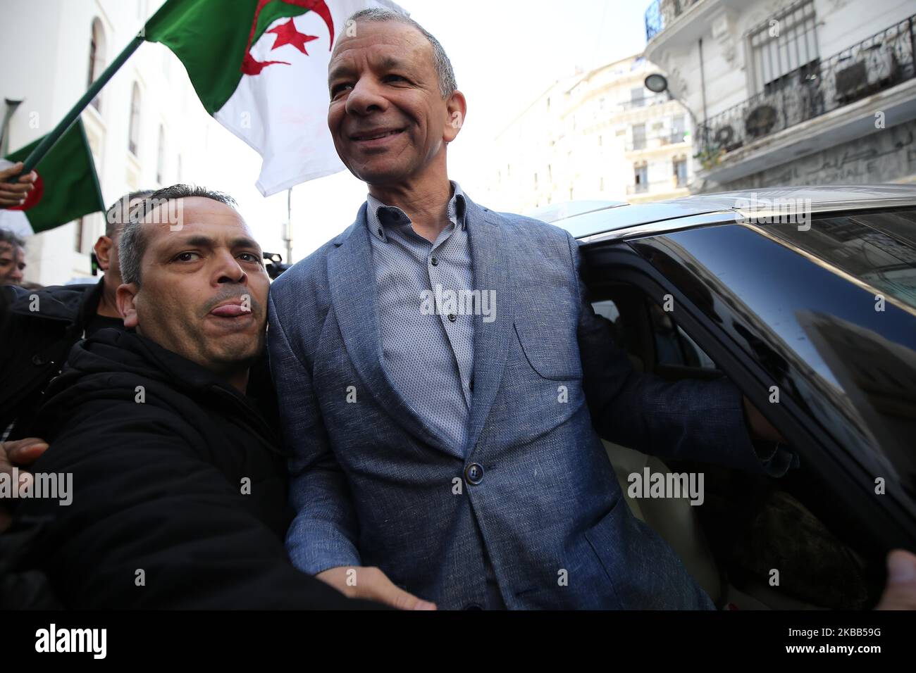 Algerian presidential candidate azzedine mihoubi hi-res stock ...