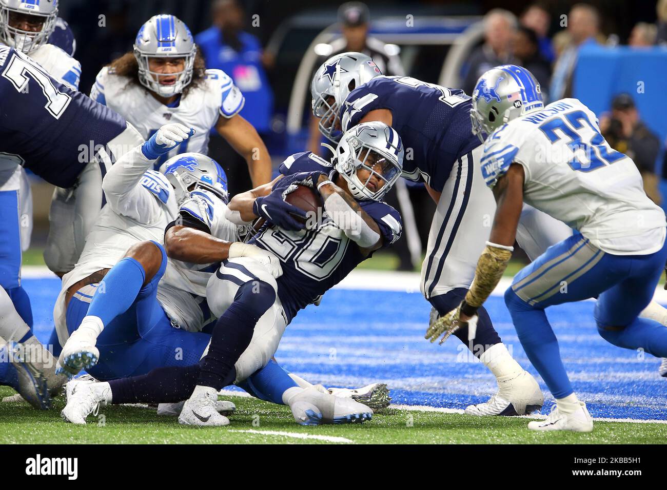 Dallas Cowboys running back Tony Pollard (20) makes a touchdown during ...