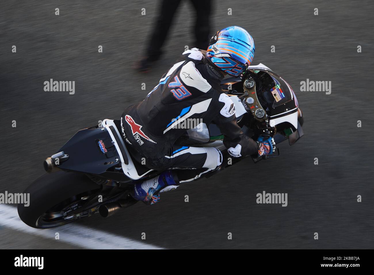 Alex Marquez (73) of Spain and Repsol Honda Team during the test of the ...