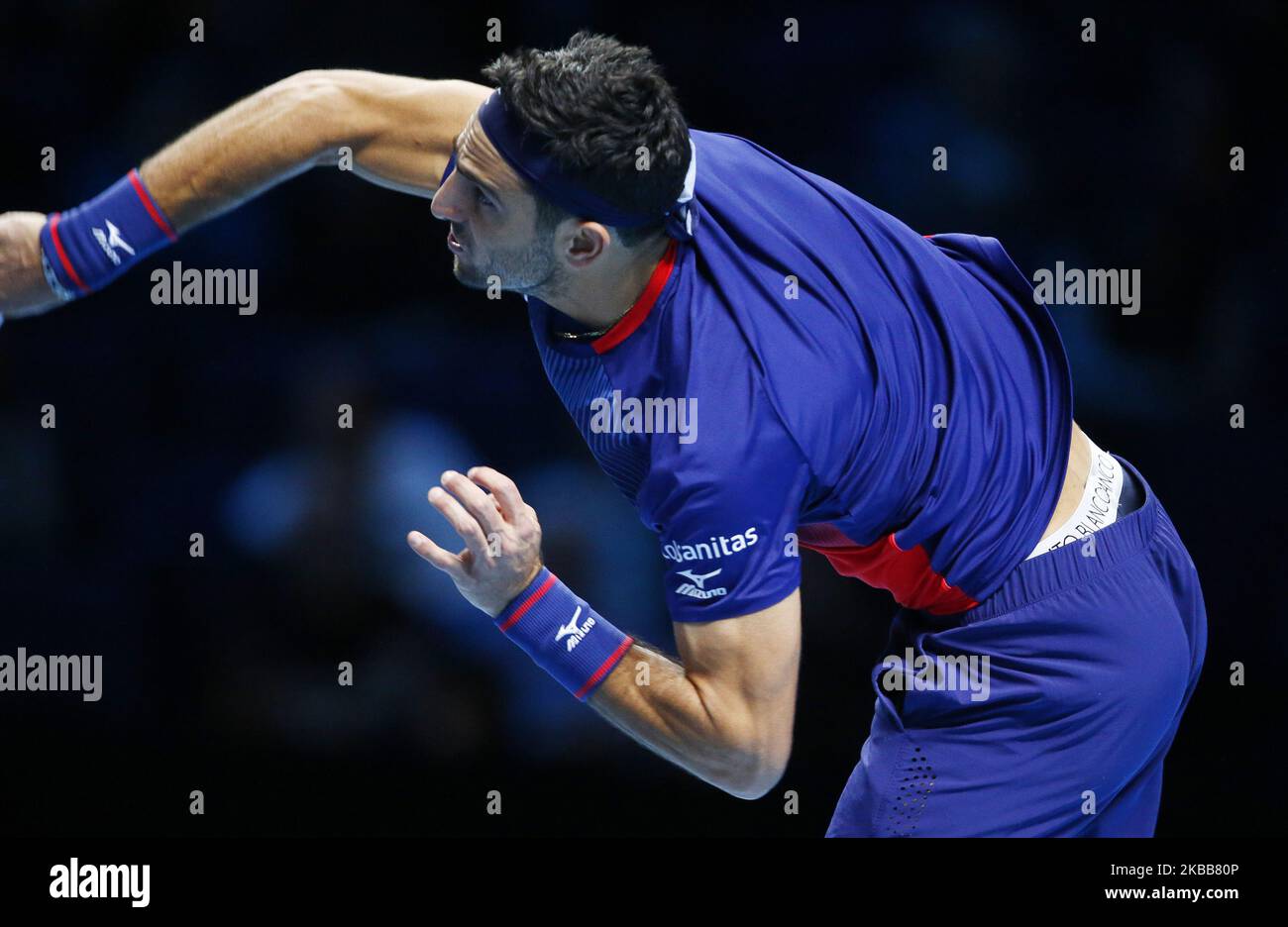 Robert Farah (COL) during Doubles Championship Semi-Final match Raven Klaasen (RSA) and Michael ...