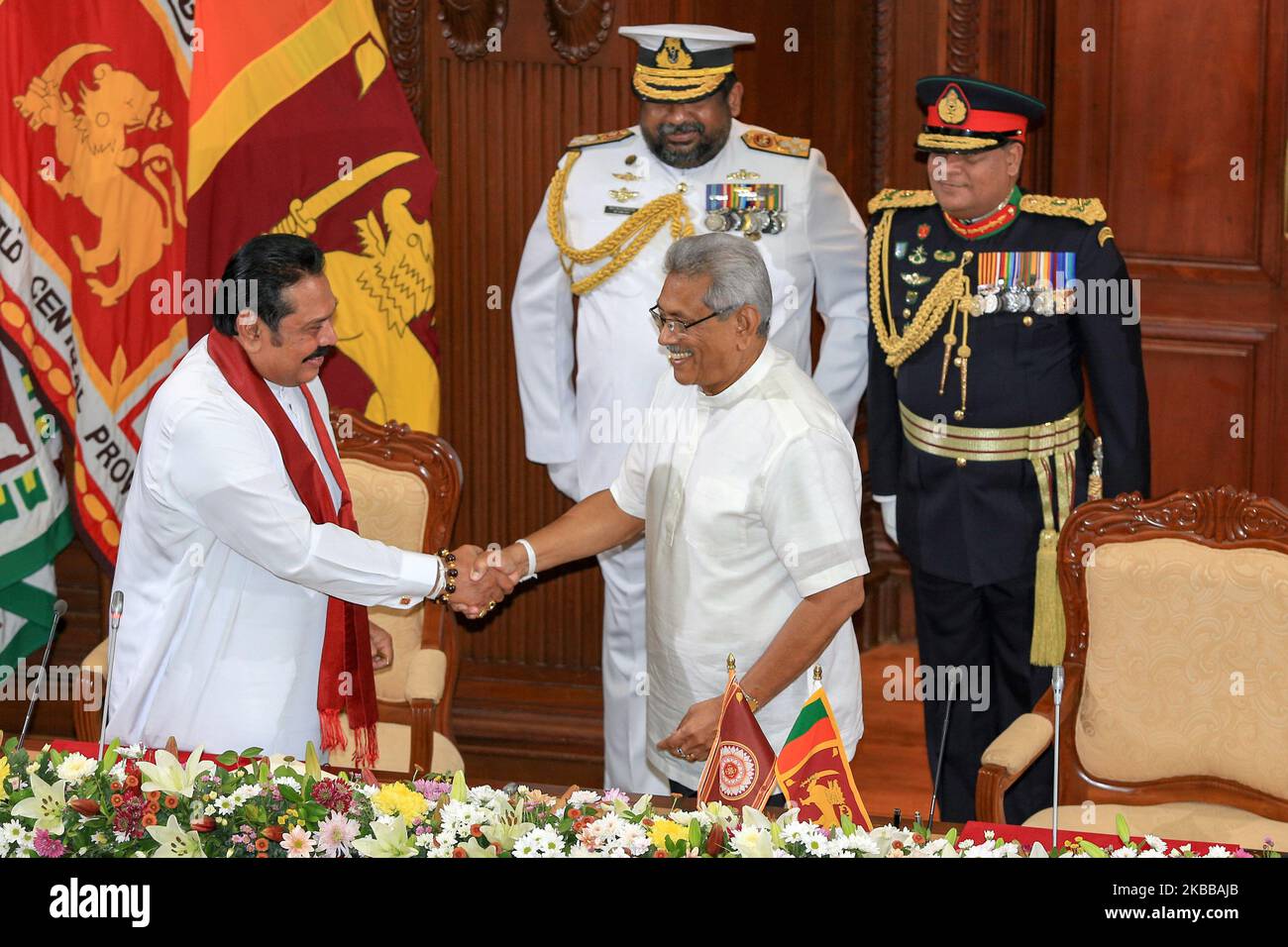 Appointed prime minister mahinda rajapaksa hi-res stock photography and ...