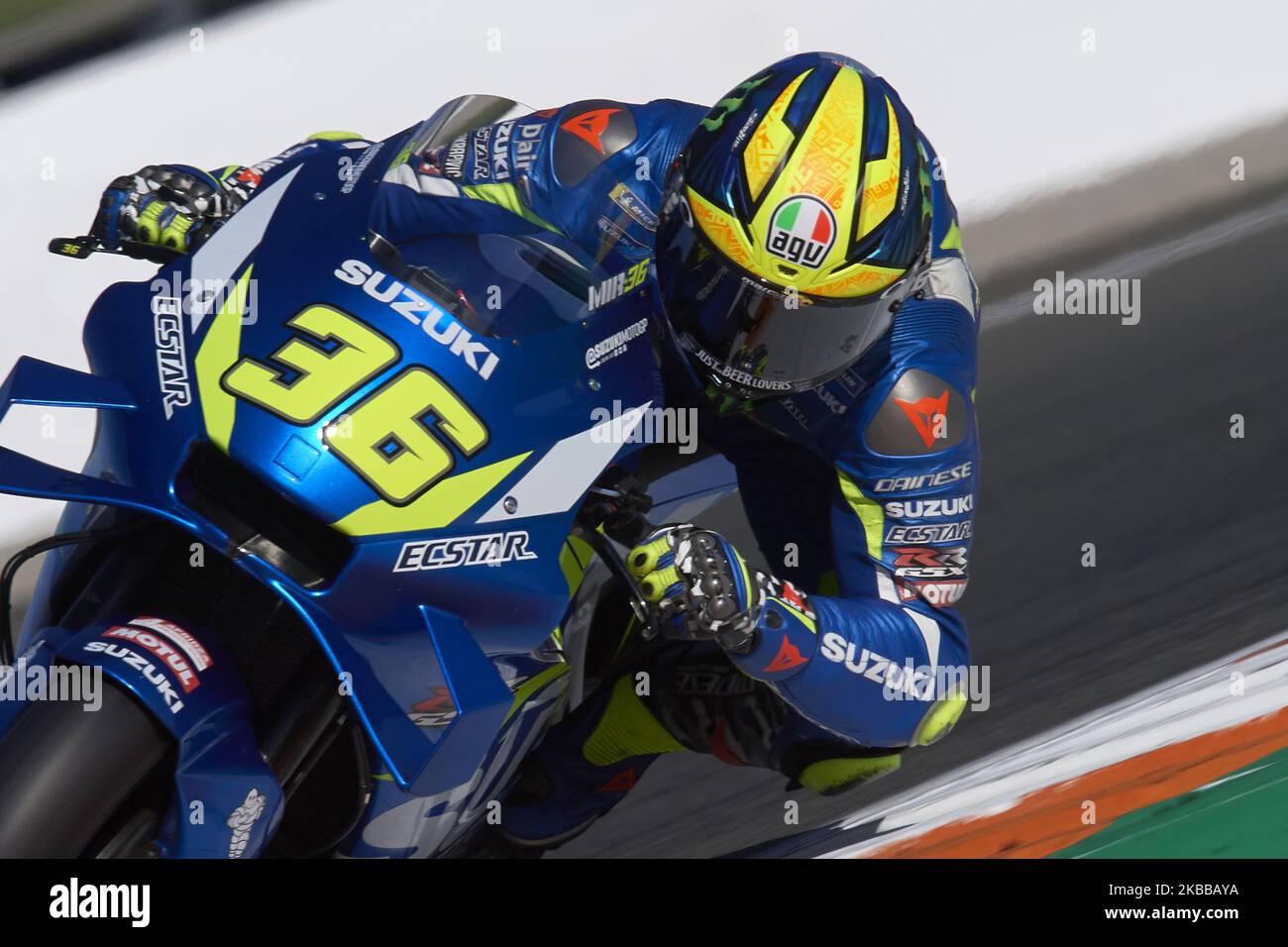 Joan Mir (36) of Spain and Team Suzuki Ecstar during the test of the ...