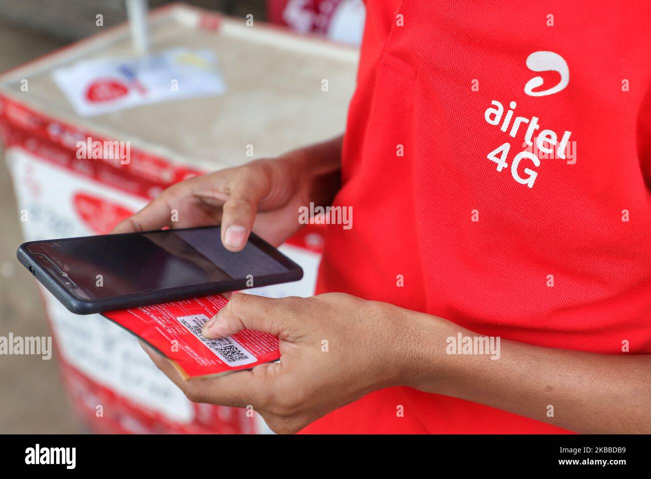New airtel mobile connection hi-res stock photography and images - Alamy