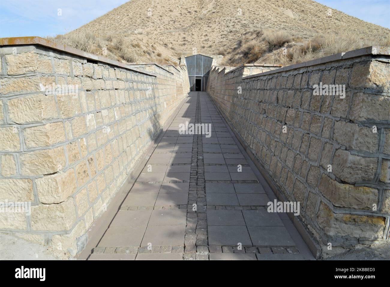 A path that leads the way towards the Tumulus of King Midas of Phrygia ...