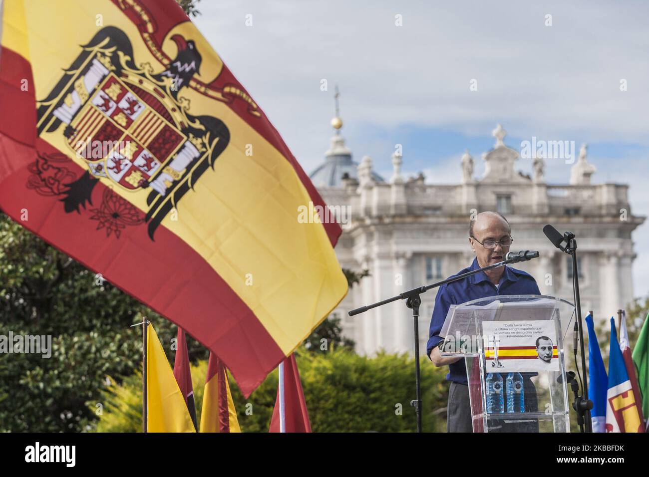 Participant in a demonstration because the anniversary of the death of ...