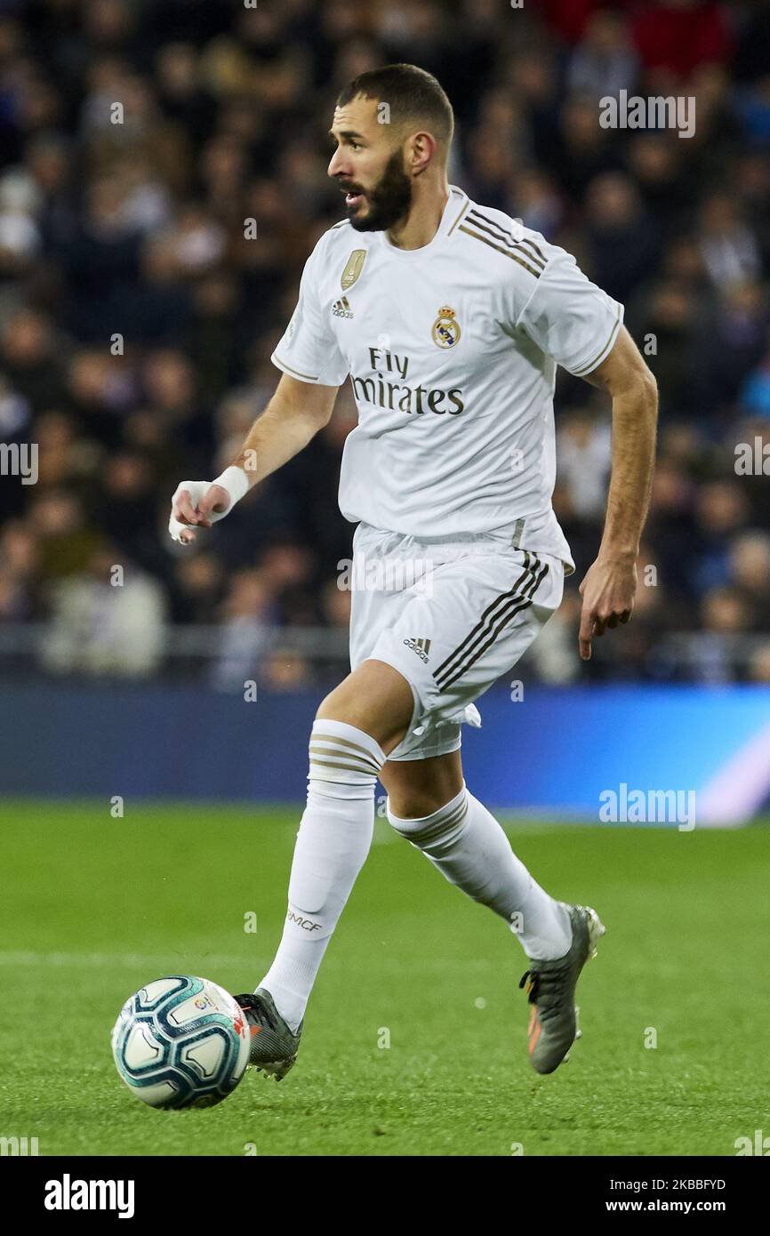 Karim Benzema of Real Madrid during La Liga match between Real Madrid ...