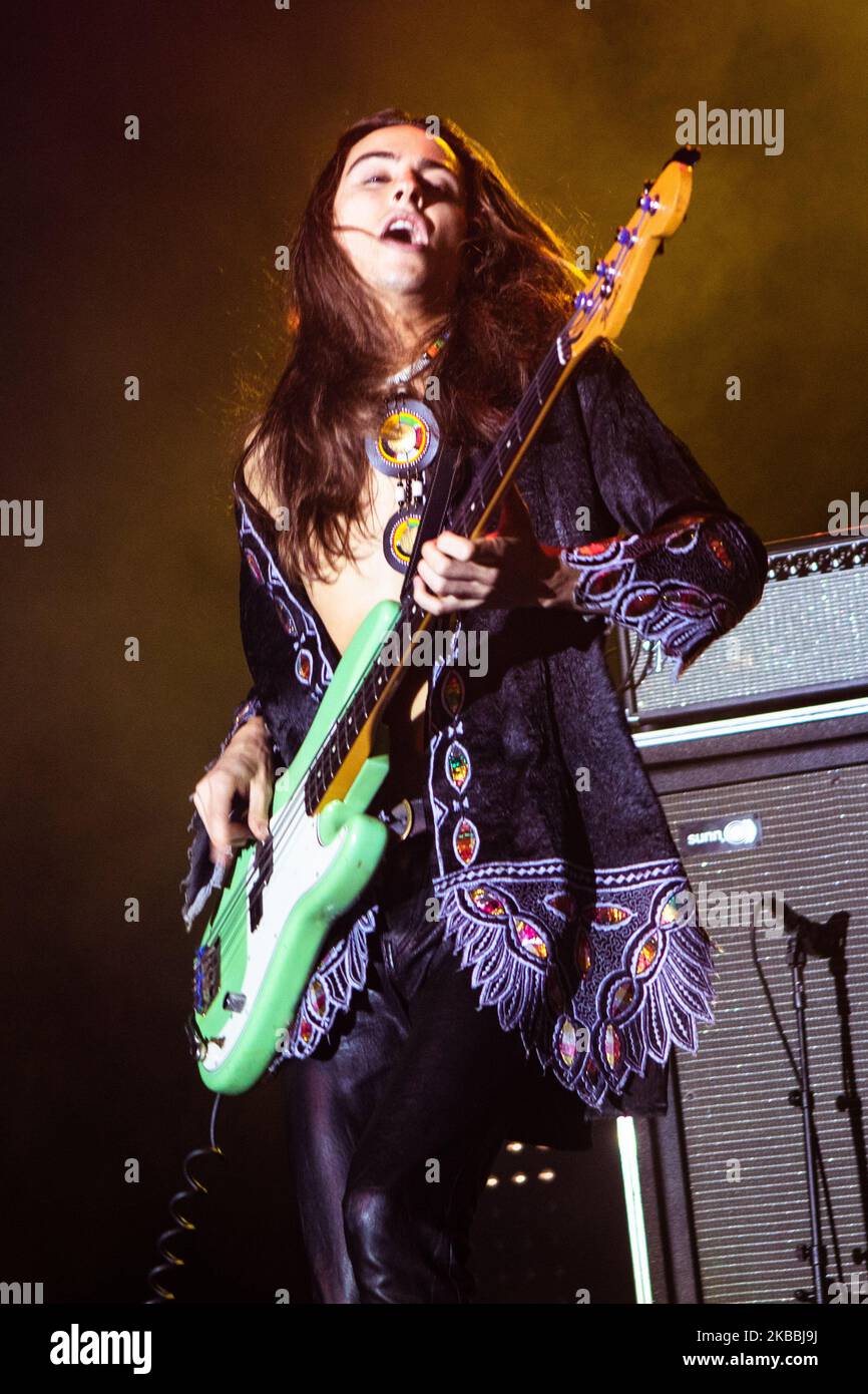 Sam Kiszka of Greta Van Fleet performs live at Alcatraz on November 24 ...