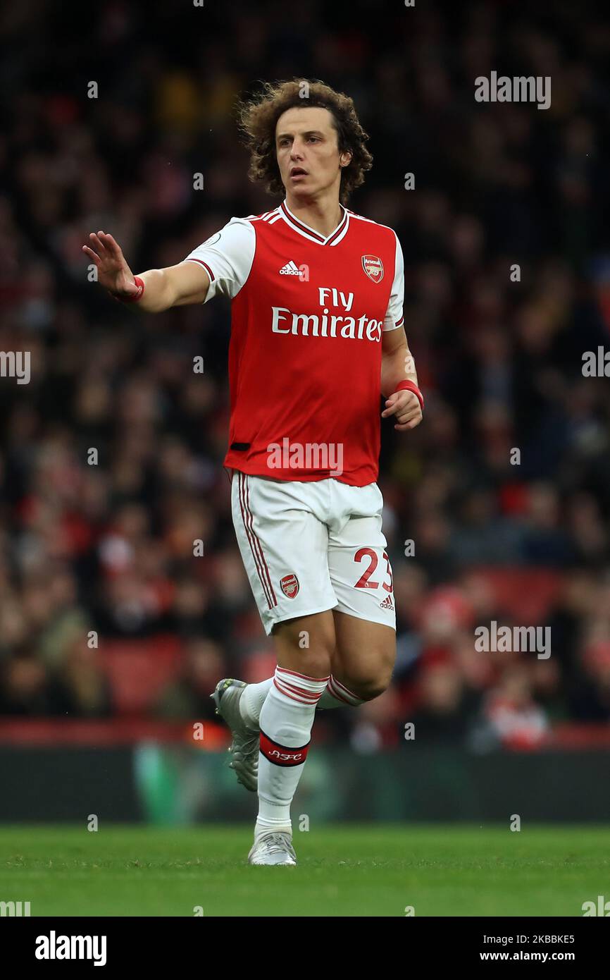 David Luiz of Arsenal during the Premier League match between Arsenal ...