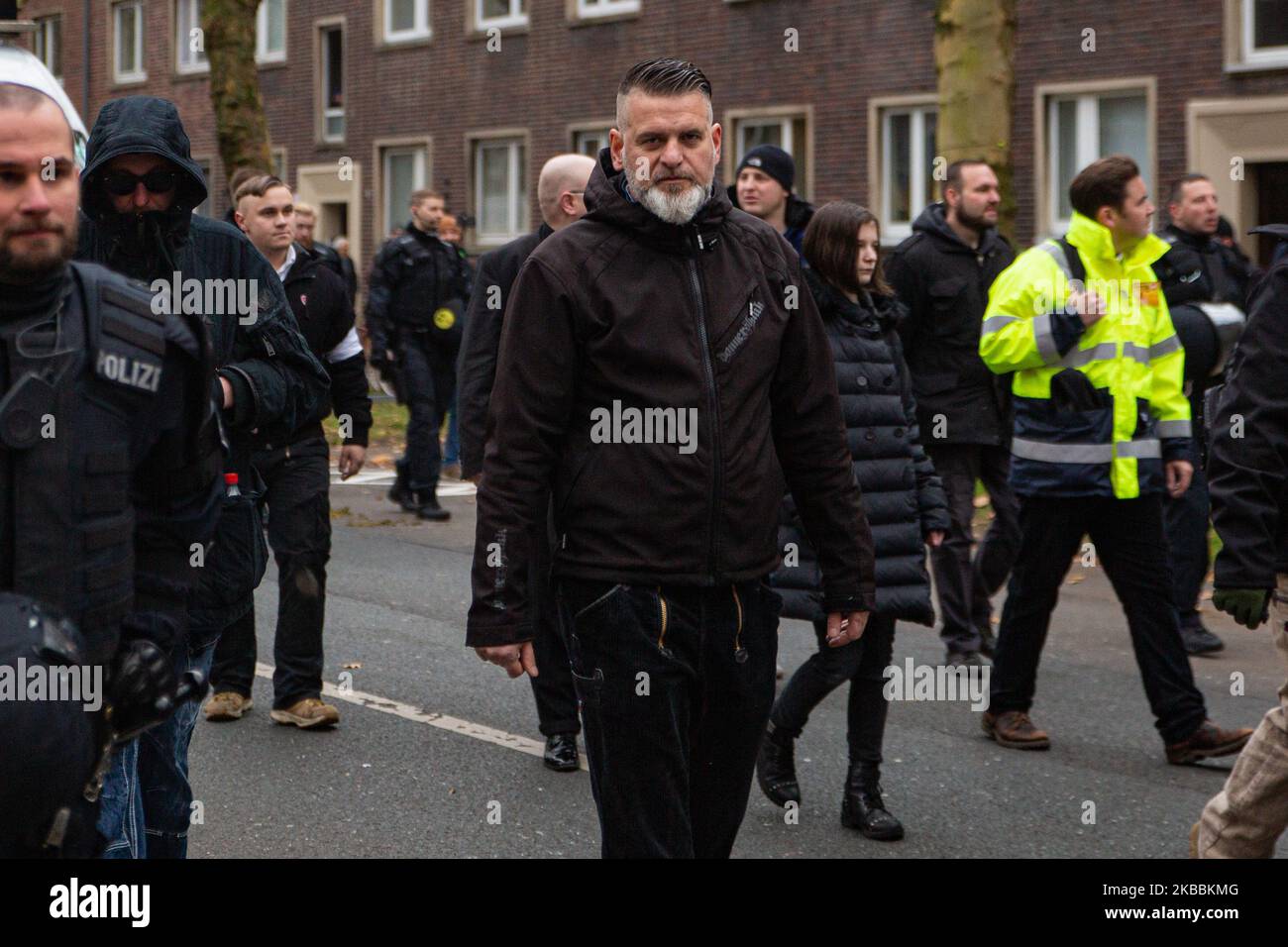 Federal executive board member Thorsten Heise during a neo-Nazi and ...