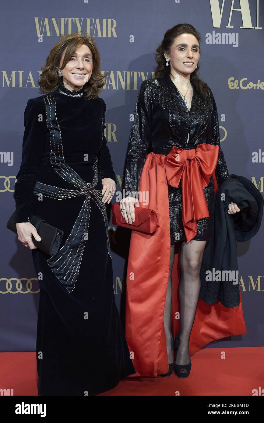 Paloma Segrelles, Paloma Segrelles Jr attends the Vanity Fair awards ...