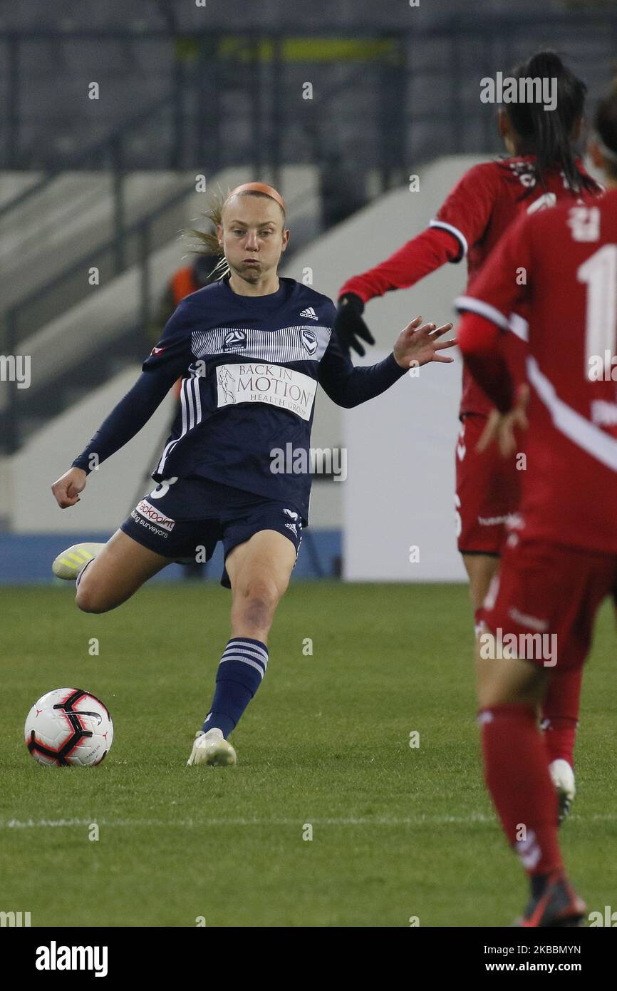 Teigen Allen of Melbourne Victory action during during an Women's Club ...