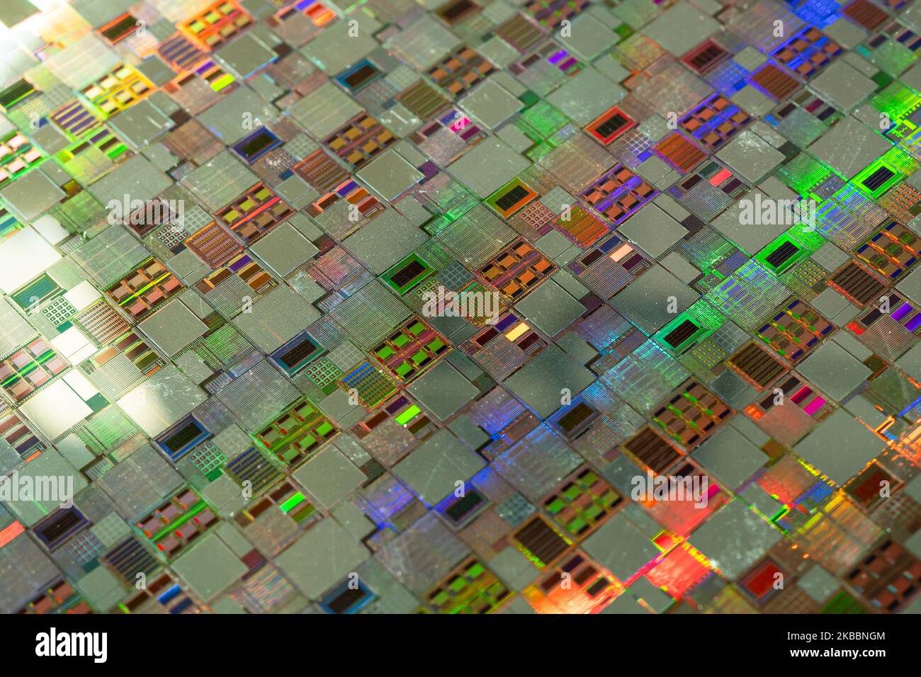 Silicon wafer for manufacturing semiconductor of integrated circuit Stock Photo - Alamy