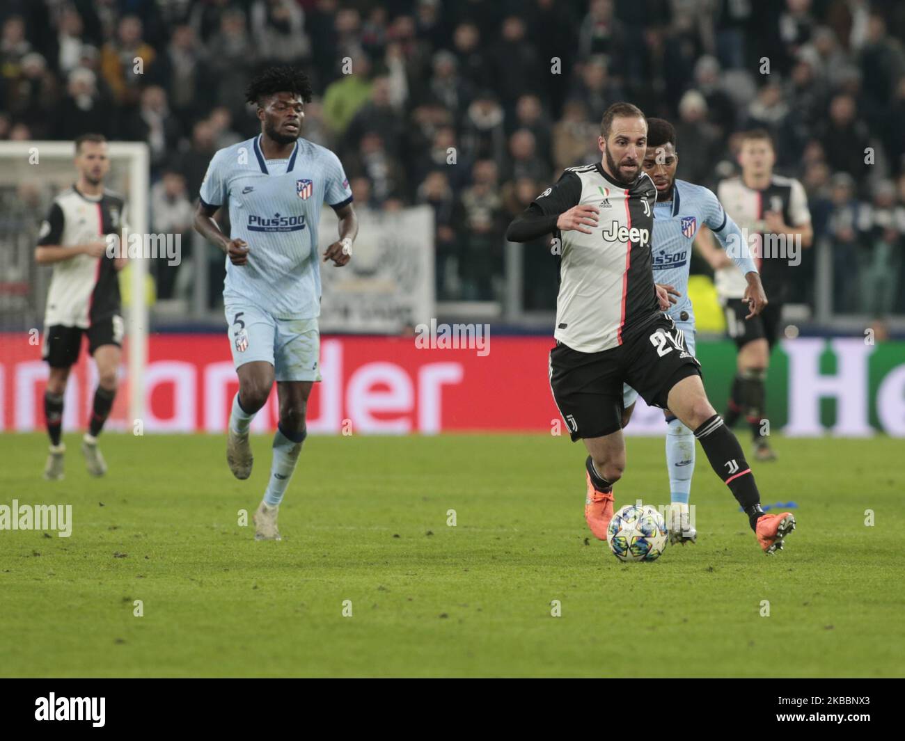 Gonzalo Higuaín during Champions League match between Juventus v ...