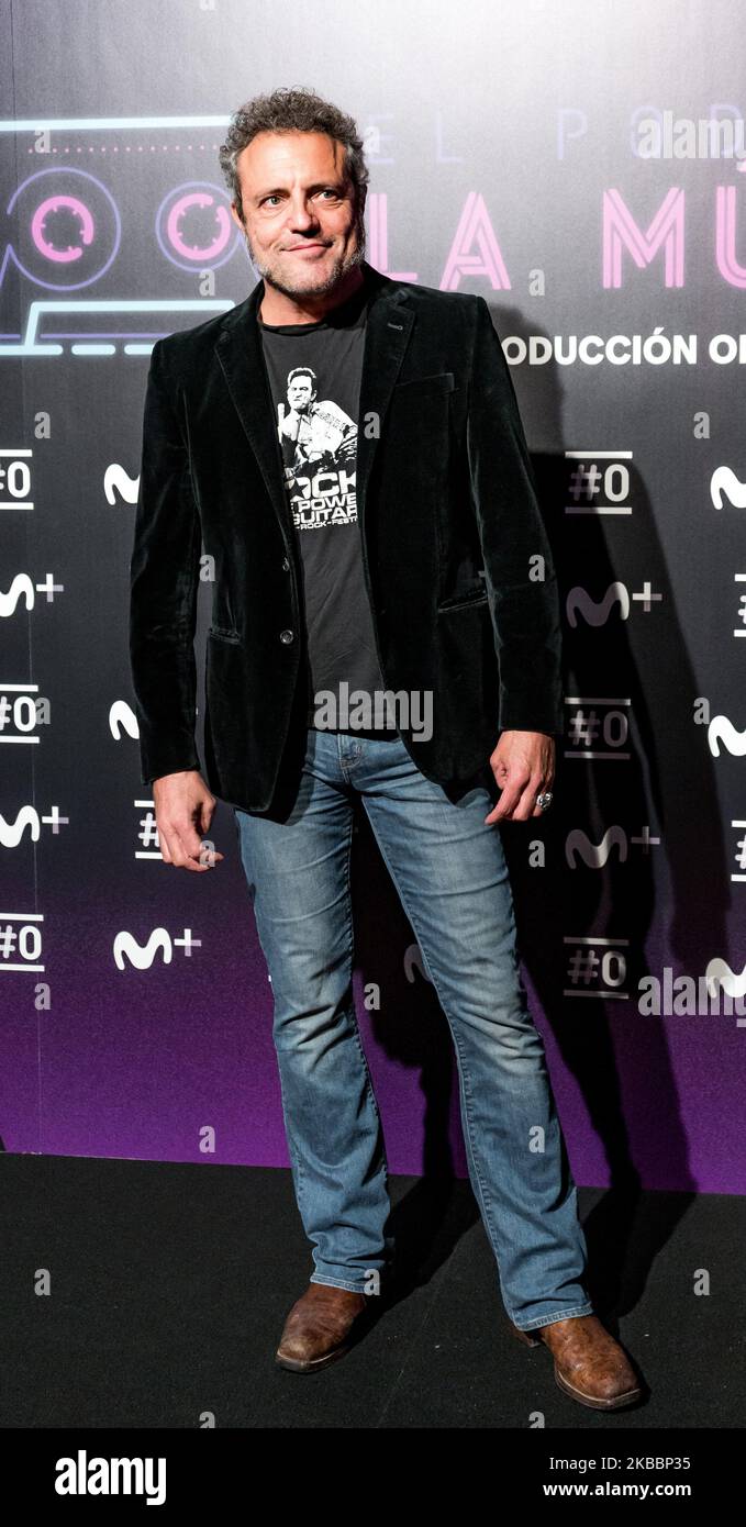 Carlos Tarque attends 'El Poder De La Musica' Movistar Presentation on ...