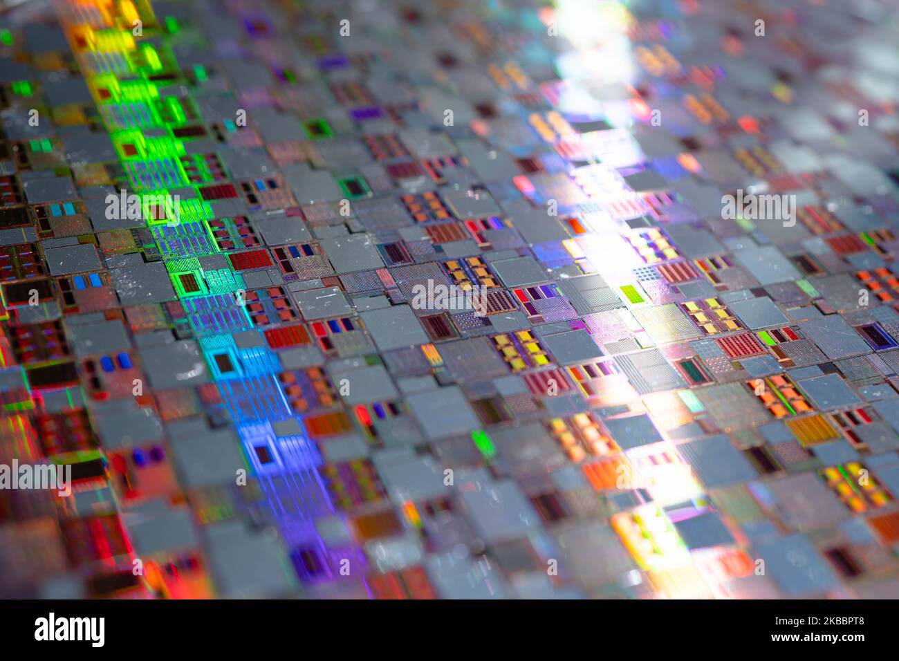 Silicon wafer for manufacturing semiconductor of integrated circuit Stock Photo - Alamy